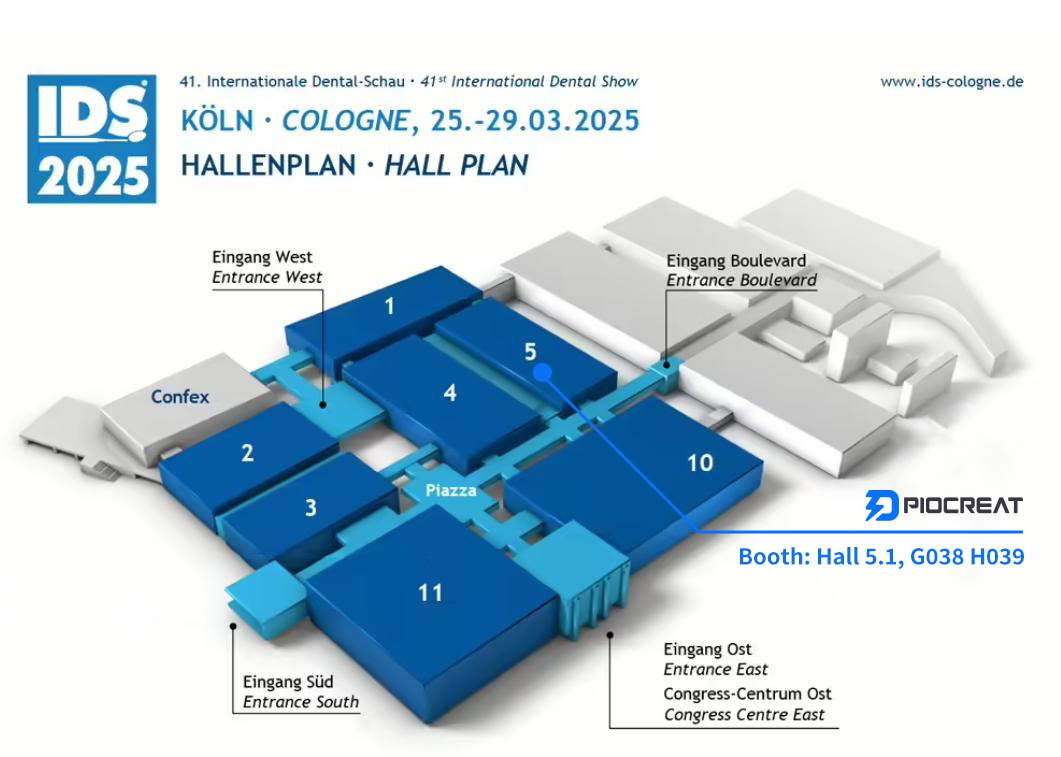 IDS Cologne 2025 - PioCreat 3D